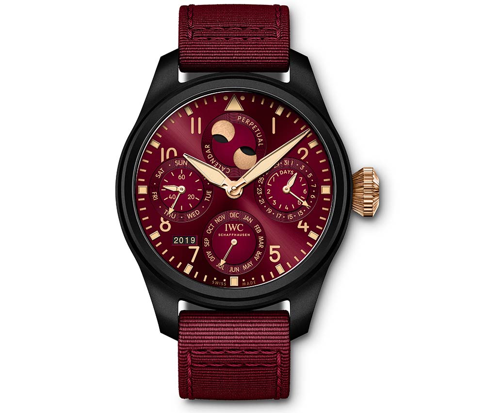 IWC “LEWIS HAMILTON” BIG PILOT’S WATCH PERPETUAL CALENDAR EDITION ...