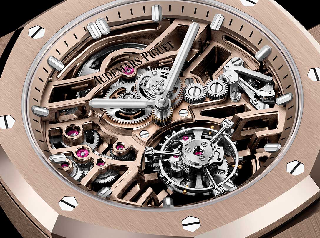 Audemars Piguet ROYAL OAK TOURBILLON VOLANT SQUELETTE AUTOMATIQUE ...