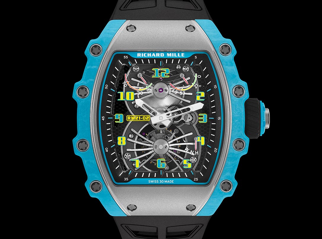 Richard Mille RM 21-02 TOURBILLON AERODYNE BLUE | Watches News
