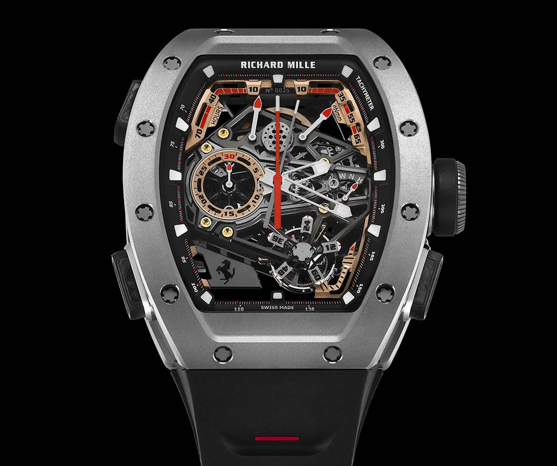 Richard Mille RM 43-01 TOURBILLON SPLIT-SECONDS CHRONOGRAPH FERRARI ...