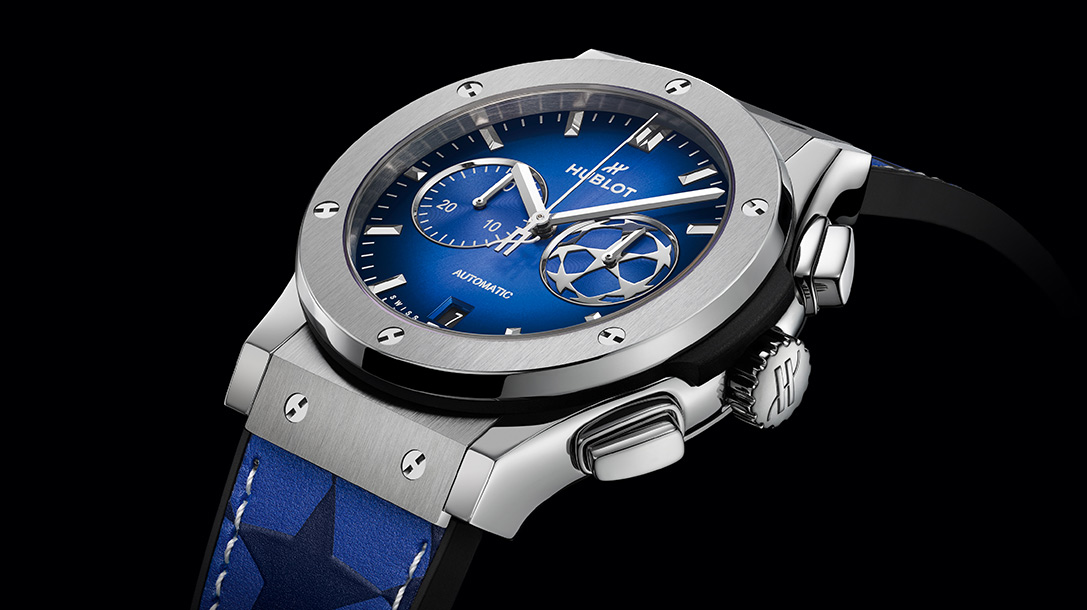 Hublot CLASSIC FUSION CHRONOGRAPH UEFA CHAMPIONS LEAGUE TITANIUM ...