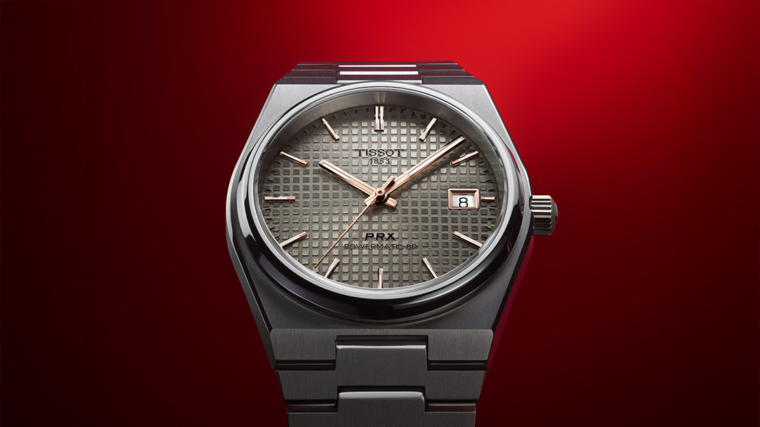 Tissot PRX POWERMATIC 80 TITANIUM & PRX POWERMATIC 80 DAMASCUS STEEL ...